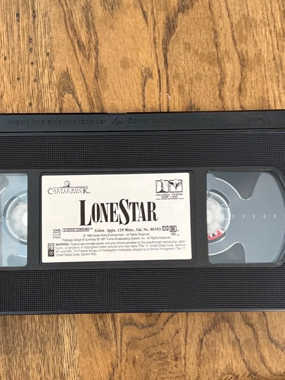 Castle Rock Entertainment | Media | Lone Star 996 Movie Vhs Drama Kris ...